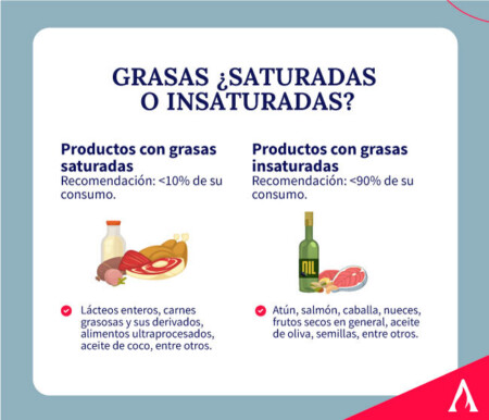 Grasas saturadas vs. insaturadas: ¿Cuál es mejor? | Aprende Institute