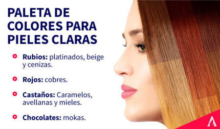 Los mejores tonos de cabello para pieles claras | Aprende Institute