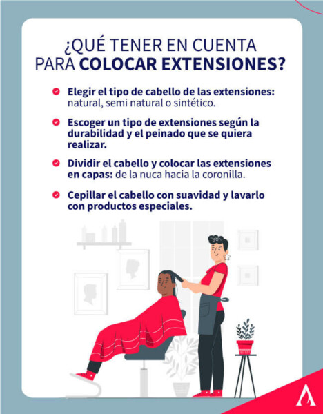 ¿Cómo aplicar extensiones de cabello correctamente? | Aprende Institute