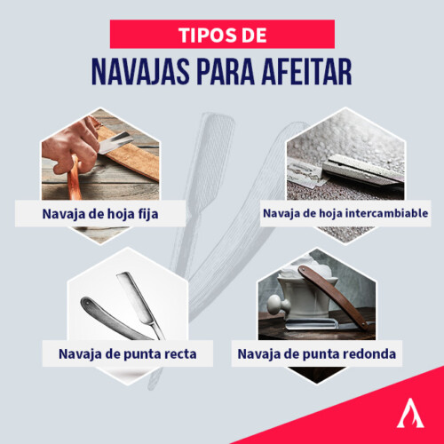 Tipos de navajas para afeitar | Aprende Institute